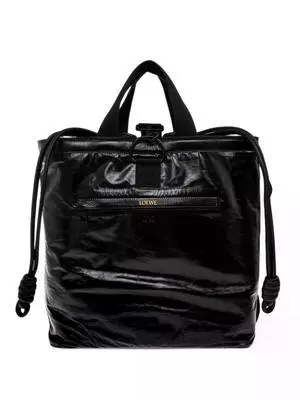 Loewe Squad Backpack In Paper Calf