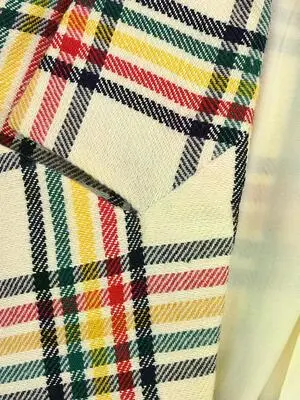 Hermès Double-breasted Check-pattern Blazer