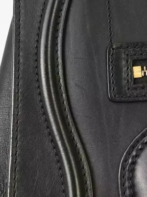Celine Luggage Micro Leather Tote Bag