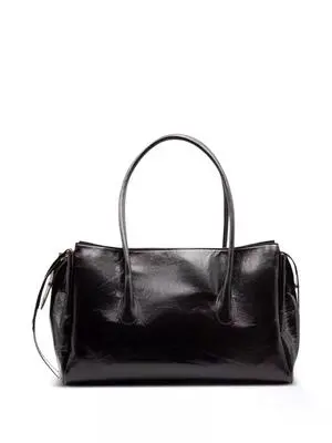 Roberto Festa Emeralda Glossy Leather Shoulder Bag