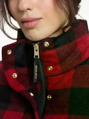 Woolrich Check Virgin-wool Puffer Jacket