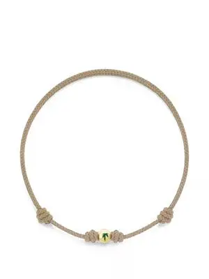 Luis Morais Enamelled Palm Tree Bracelet - Neutrals