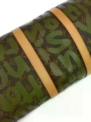 LOUIS VUITTON 50 Keepall Monogram Graffiti Duffle Bag