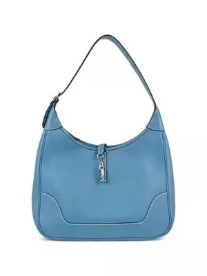 Hermès 1999 31 Trim Tote Bag Blue