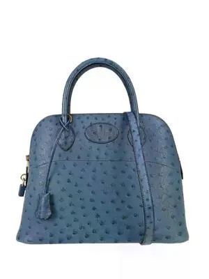 Hermès 2001 31 Bolide 2way Ostrich-leather Tote Bag