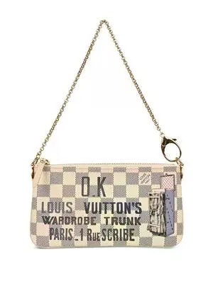 LOUIS VUITTON Medium Milla Damier Azur Shoulder Bag