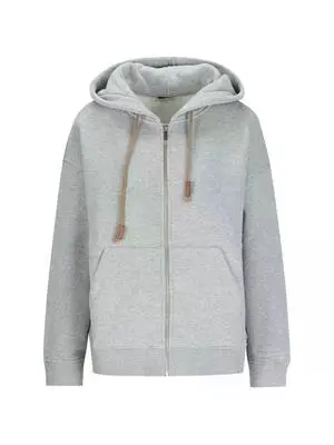 Max Mara Mélange-effect Zip-up Hoodie