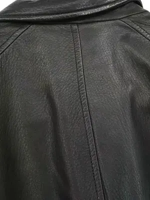 Gucci Single-breasted Leather Jacket