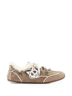 NAKED WOLFE Soul Shearling-trim Sneakers