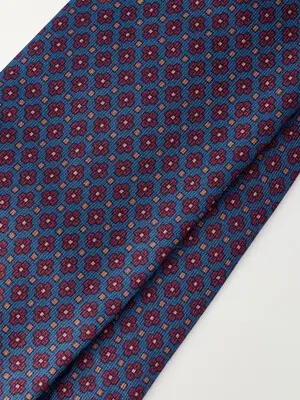 Rubinacci 8cm Printed Silk-twill Tie