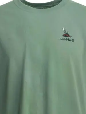 MONTBELL Logo-print Graphic-print T-shirt - Blue