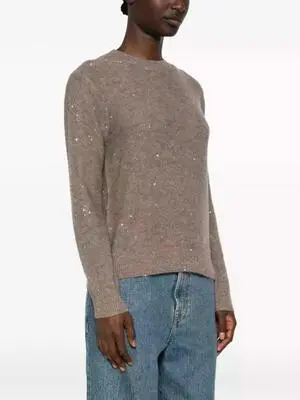 PAPER LACE Sequin-embellished Sweater