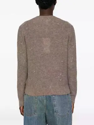 PAPER LACE Sequin-embellished Sweater