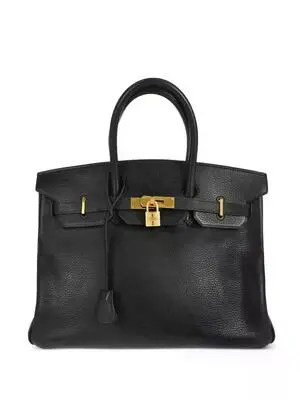Hermès 2003 35 Birkin Ardennes Tote Bag - Black