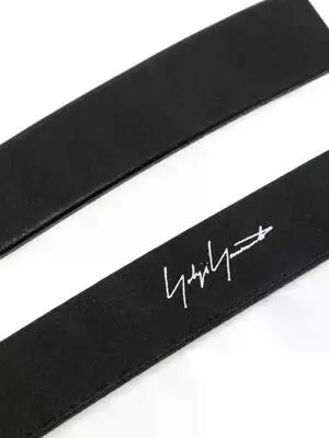 Yohji Yamamoto Logo-engraved Buckle Belt