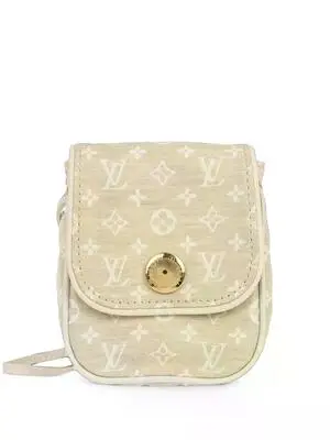 LOUIS VUITTON Mini Lin Pochette Cancun Monogram Shoulder Bag - Neutrals