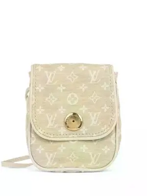 LOUIS VUITTON Mini Lin Pochette Cancun Monogram Shoulder Bag - Neutrals