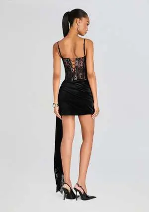 Retrofete Imperia Velvet Skirt