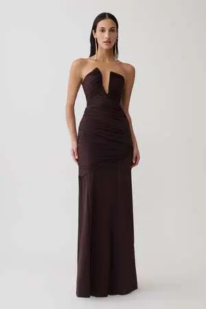 Meshki Kaiydo Gathered Centre Wire Maxi Dress