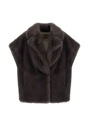Herno Faux-fur Vest - Multicolor