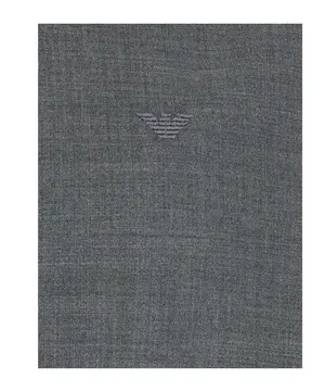 Emporio Armani Logo Embroidered Wool Shirt