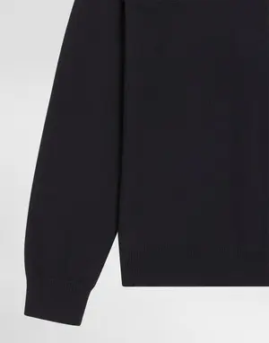 Dolce & Gabbana Stockinette Knit Crew Neck Sweater