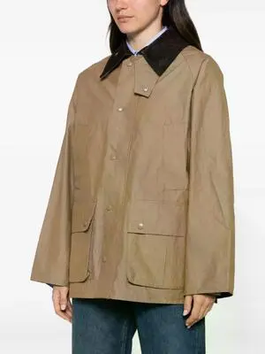 JCSOPHIE Palma Corduroy-collar Storm-flap Jacket