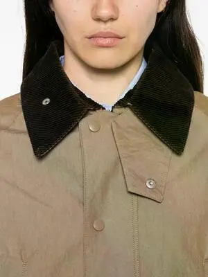 JCSOPHIE Palma Corduroy-collar Storm-flap Jacket