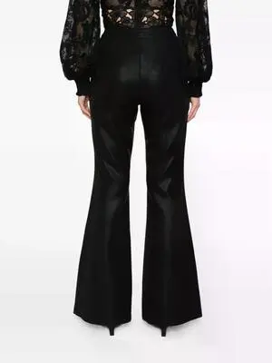 BABYLONE PARIS Logo-plaque Flared Trousers
