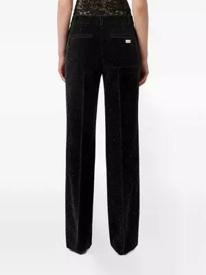 Philipp Plein Straight Fit Trousers Glitter