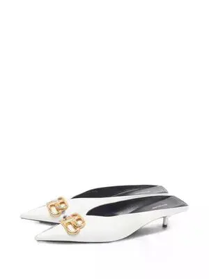 Balenciaga Bb Knife Calf Leather Mules