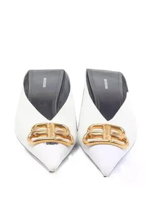 Balenciaga Bb Knife Calf Leather Mules