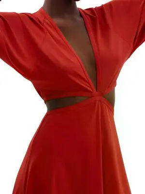 ERES Esmée Cut-out A-line Mini Dress