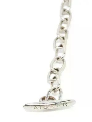 AIGNER Faux-pearl Tasseled Necklace - Silver