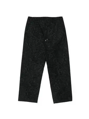 A KIND OF GUISE Samurai Paisley-print Trousers - Black