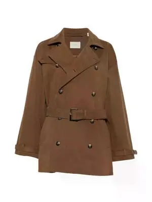 DÔEN Wolfe Double-breasted Trench Coat - Brown