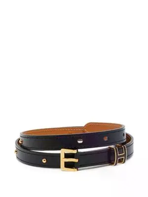 Hermès 2023 Pop H Cloutée Buckle Belt - Black
