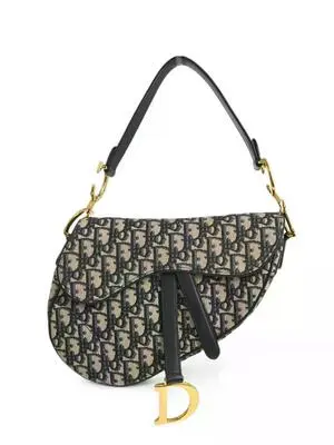 Dior 2018 Trotter Oblique Saddle Shoulder Bag