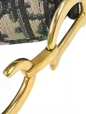 Dior 2018 Trotter Oblique Saddle Shoulder Bag