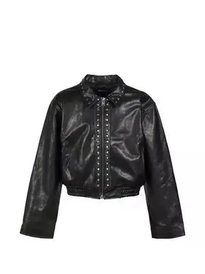 EARTHLING COLLECTIVE Davidson Studded Leather Jacket