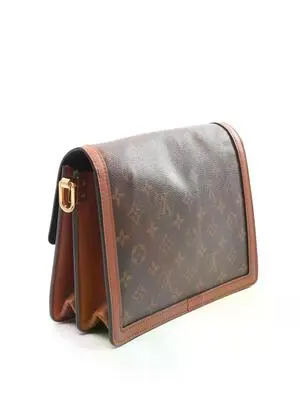 LOUIS VUITTON 2019 Monogram Reverse Dauphine Mm Satchel - Brown