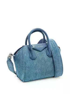 Givenchy Mini Antigona Leather-trim Tote Bag