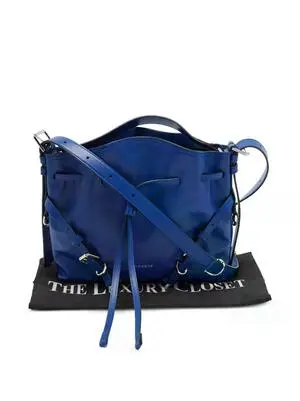 Givenchy Small Voyou Leather Shoulder Bag - Blue