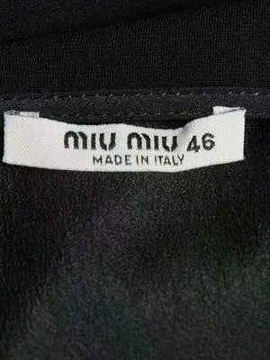 Miu Miu Pearl-strap Midi Dress