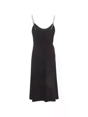 Miu Miu Pearl-strap Midi Dress