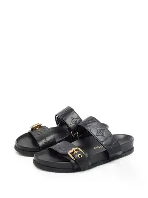 LOUIS VUITTON Sunset Monogram Flat Sandals
