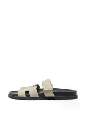 Hermès Chypre Cut-out Slides - Neutrals