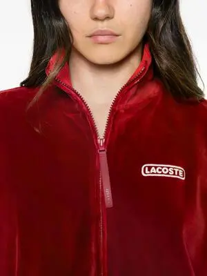 Lacoste Zip-up Velvet Mini Dress