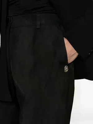 BABYLONE PARIS Logo-plaque Wide-leg Trousers