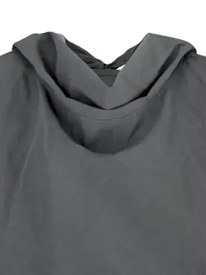 AMOMENTO Scarf-detail Puff-sleeve Blouse